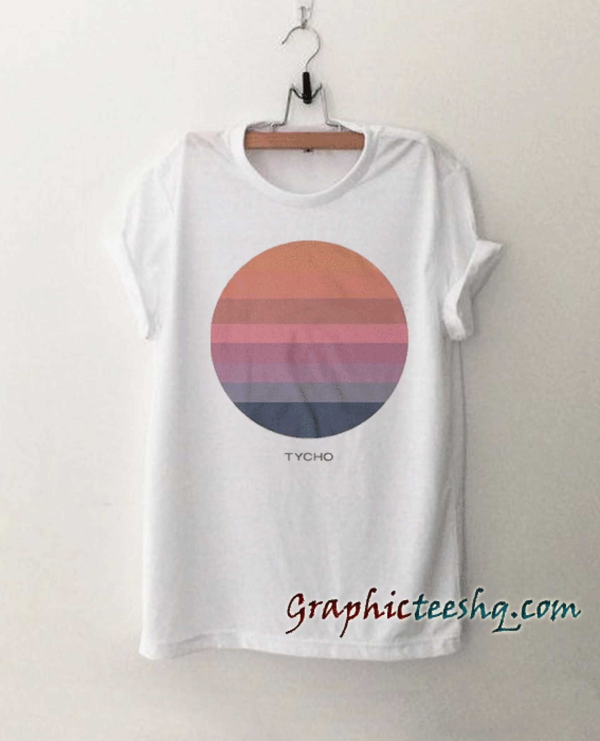 Tycho Awake Sun Tee shirt for adult men and women.It feels soft