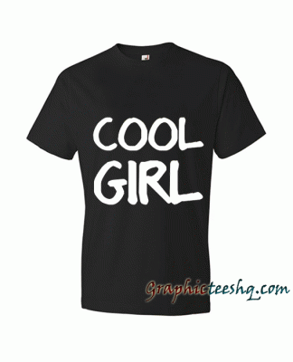 Cool girl Tee shirt for adult men and women.It feels soft