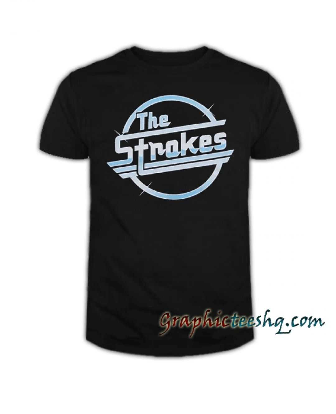 The Strokes Rock Band tee shirt for adult men and women.