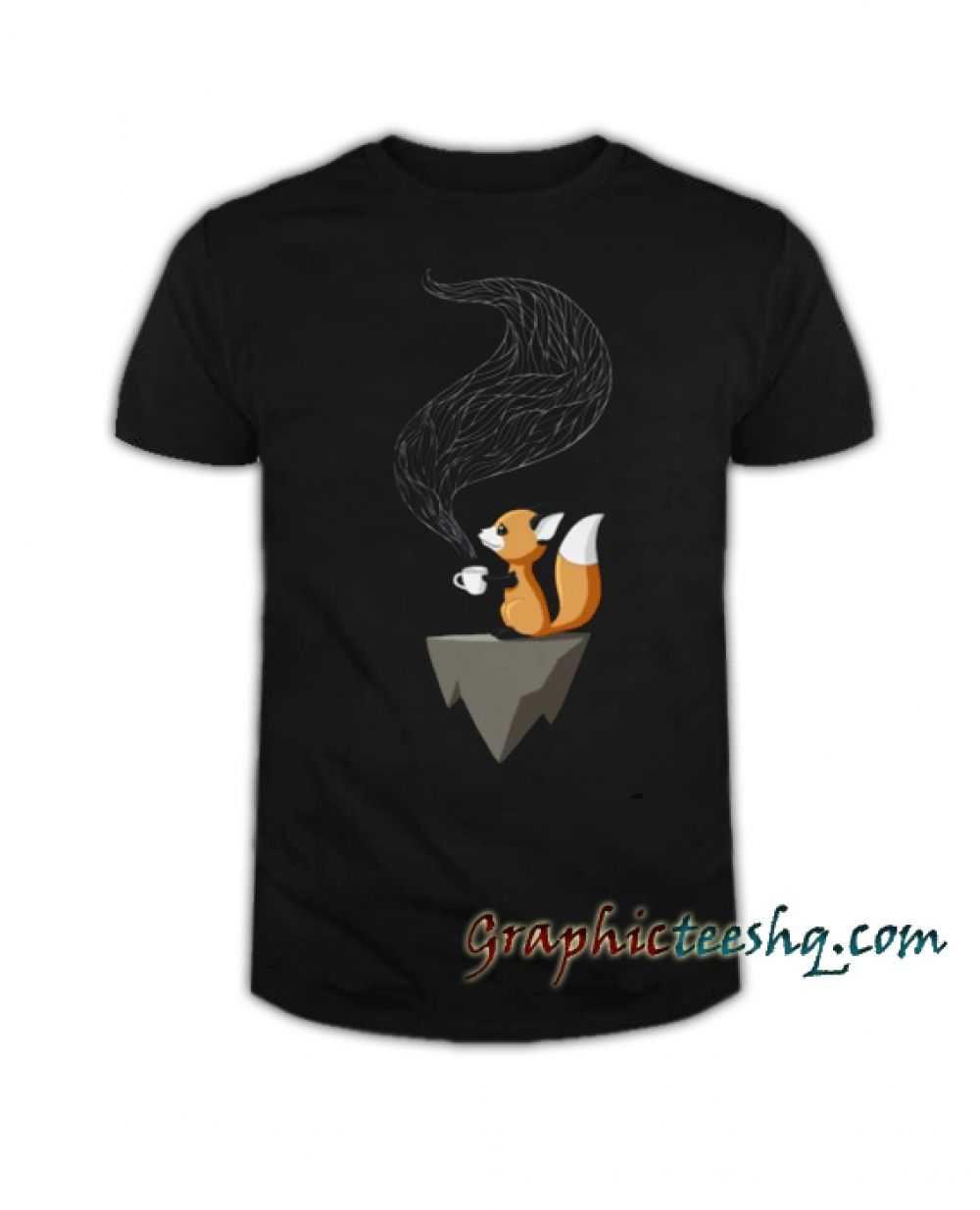 Fox Tea tee shirt for adult men and women. t feels soft