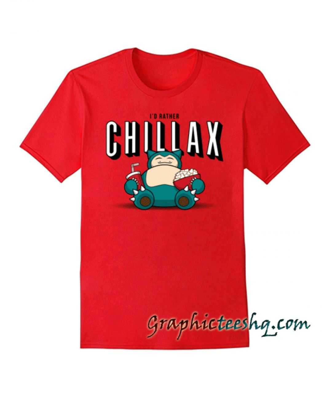 Chillax tee shirt for adult men and women. it feels soft