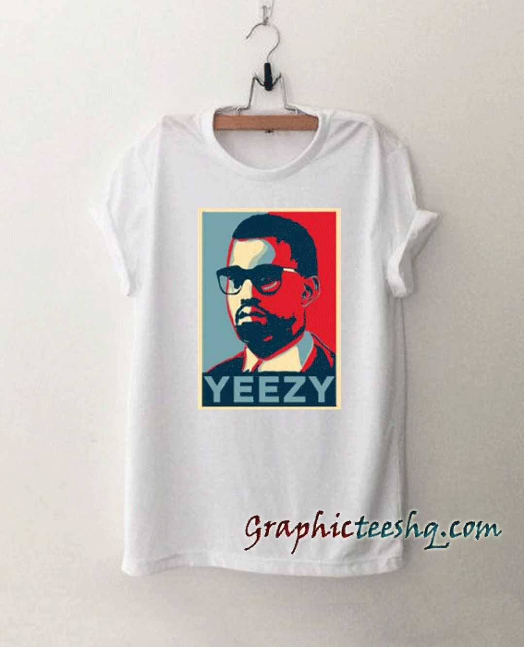 Kanye West Rapper Unisex tee shirt for adult men and women.