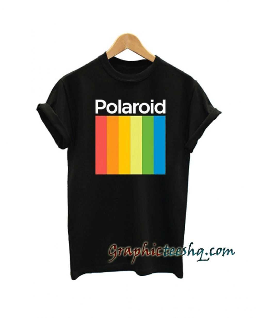Polaroid tee shirt for adult men and women.It feels soft and lightweight.