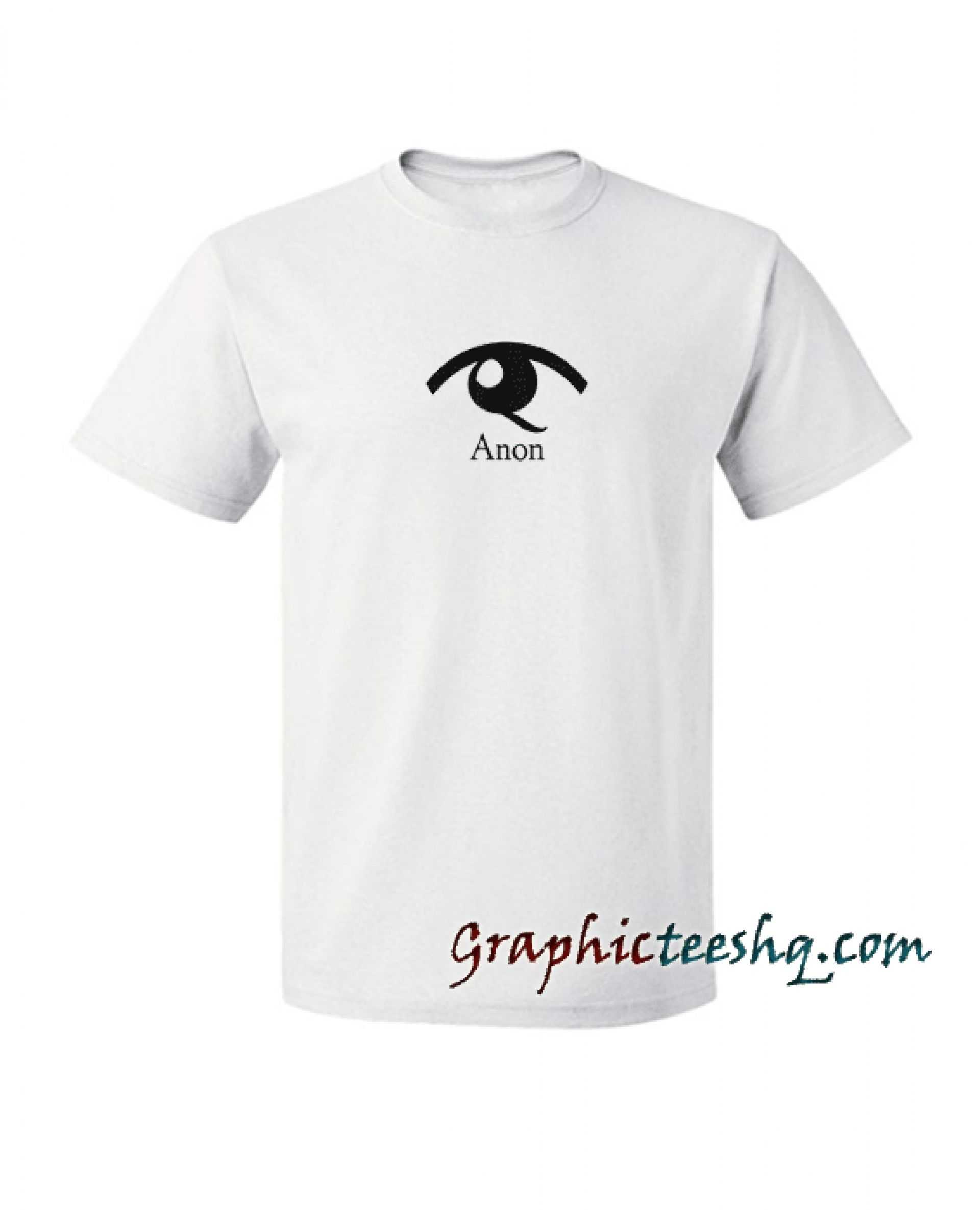Qanon Anon Popular Tagless tee shirt for adult men and women